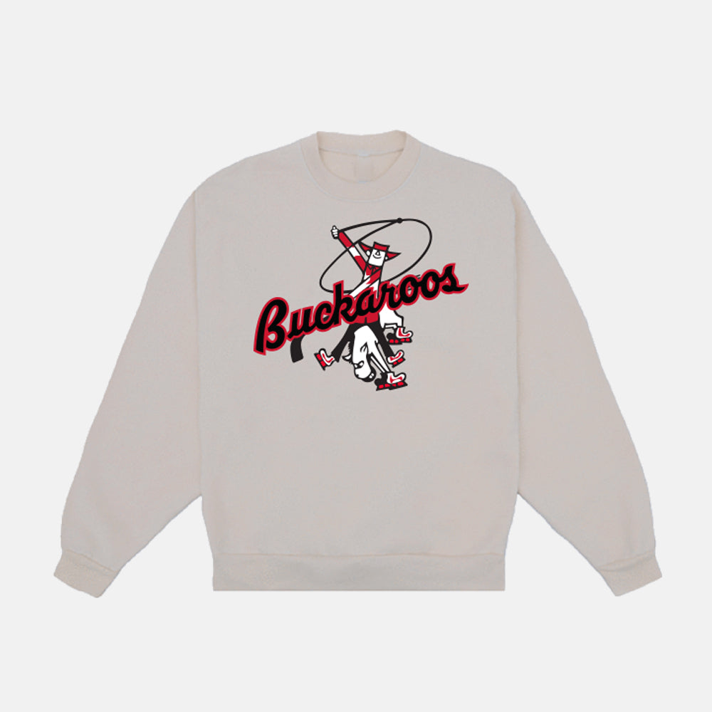 Winterhawks Team Shop | Vintage Buckaroos Crewneck